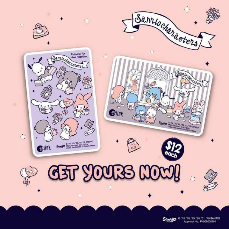 The Latest Sanrio Characters EZ-Link Cards Are Pretty In Pastel And ...