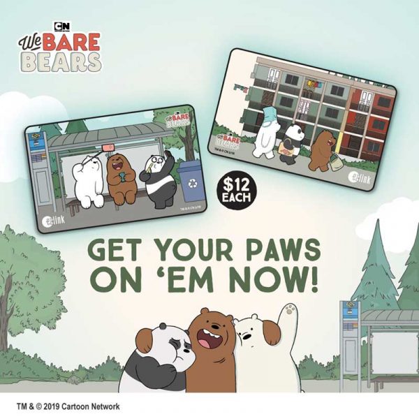 We Bare Bears EZ-Link Cards Are Now Available To Make Your Commute Feel ...