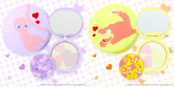 New Pokemon Makeup Collection Has Pikachu, Eevee, Mew & Slowpoke On ...