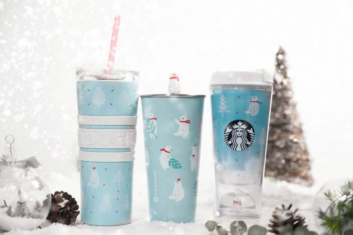 The New Starbucks Christmas Collection Includes Polar Bear Cups ...