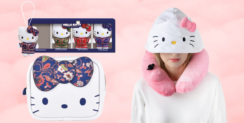 SQ x Hello Kitty Pouch & Toy Set Plus New Hello Kitty Neck Pillow Are ...