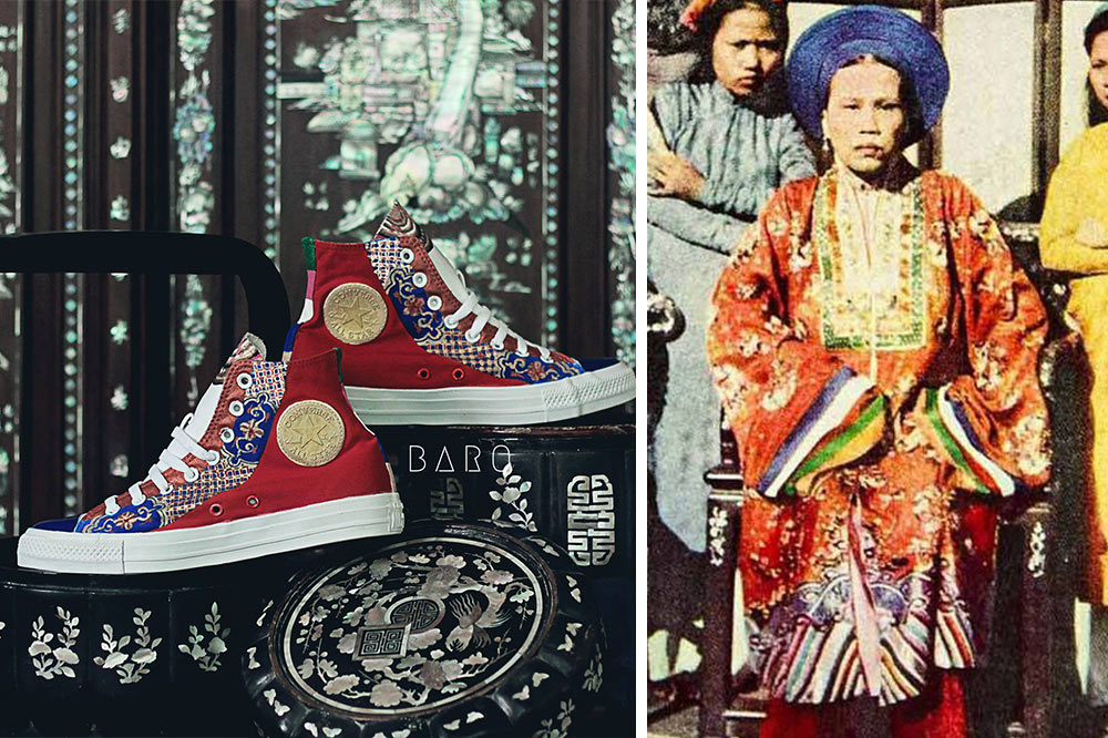 These Hand-painted Custom Converse Sneakers Inspired By An Ancient ...