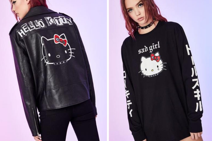 These Rebel Hello Kitty Clothes And Skincare By Dolls Kill Let You Own ...