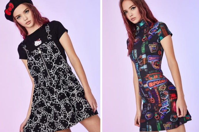 These Rebel Hello Kitty Clothes And Skincare By Dolls Kill Let You Own ...