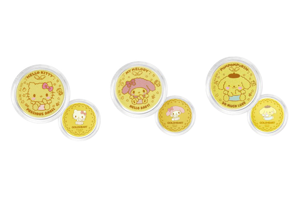 Sanrio x Goldheart Baby Angel Series Has Hello Kitty, My Melody ...