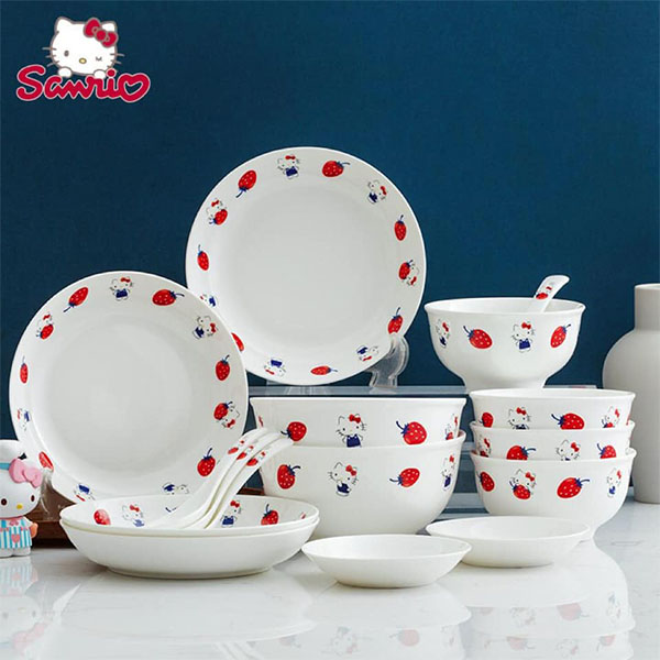 You Can Now Pre-Order These 16-piece Hello Kitty Tableware Sets At $55 ...