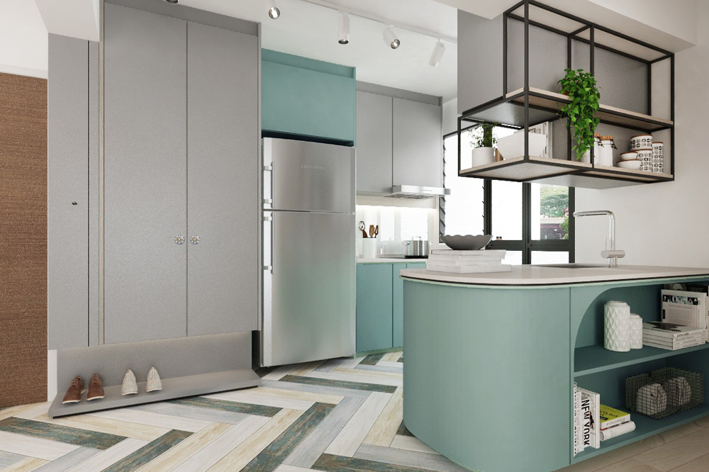 This Tiffany Blue 4-Room Bidadari BTO Looks Straight Out Of The Set Of ...