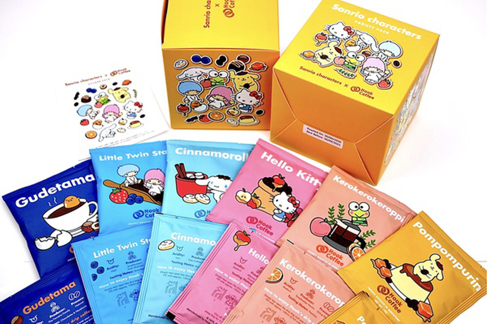 Sanrio & SG Coffee Brand Hook Coffee's Drip Bags Let You Add An Extra ...