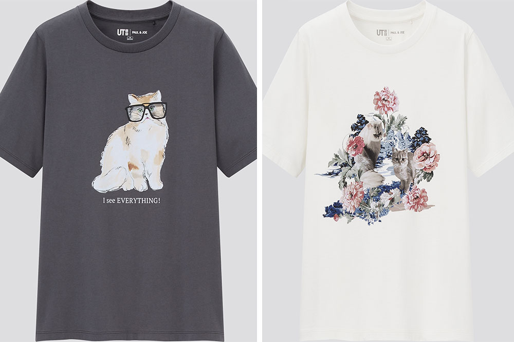 The UNIQLO x Paul & Joe Collection Includes Cute Cat T-shirts So You ...