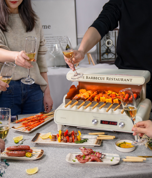 This Home BBQ Grill Is Perfect For A Socially-Responsible Stay-In Night