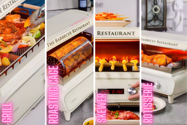 This Home BBQ Grill Is Perfect For A Socially-Responsible Stay-In Night