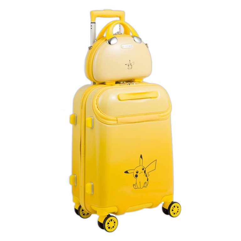 Pikachu Luggage, Travel Organisers & Eye Masks at Pokemon Center SG