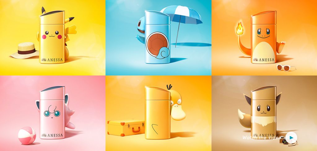 ANESSA x Pokemon Has A New Sunscreen To Use “Protect” From Rays