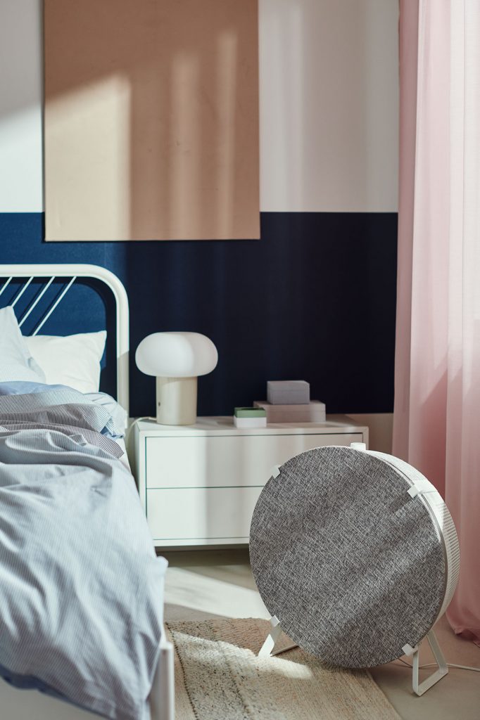 IKEA’s New Smart Air Purifier Doubles As A Bedside Table