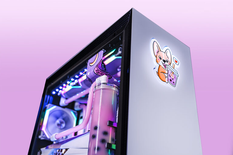 Aftershock Has The World's First Bubble Tea PC For Gamers