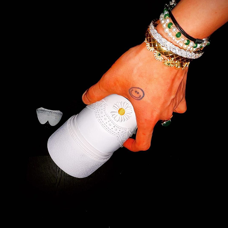 These Nike x G-Dragon Sneakers Are Decked In White Daisies For V.I.Ps