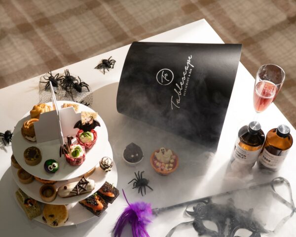 Tablescape Halloween High Tea Set Provides A Tea-rrifying Celebration