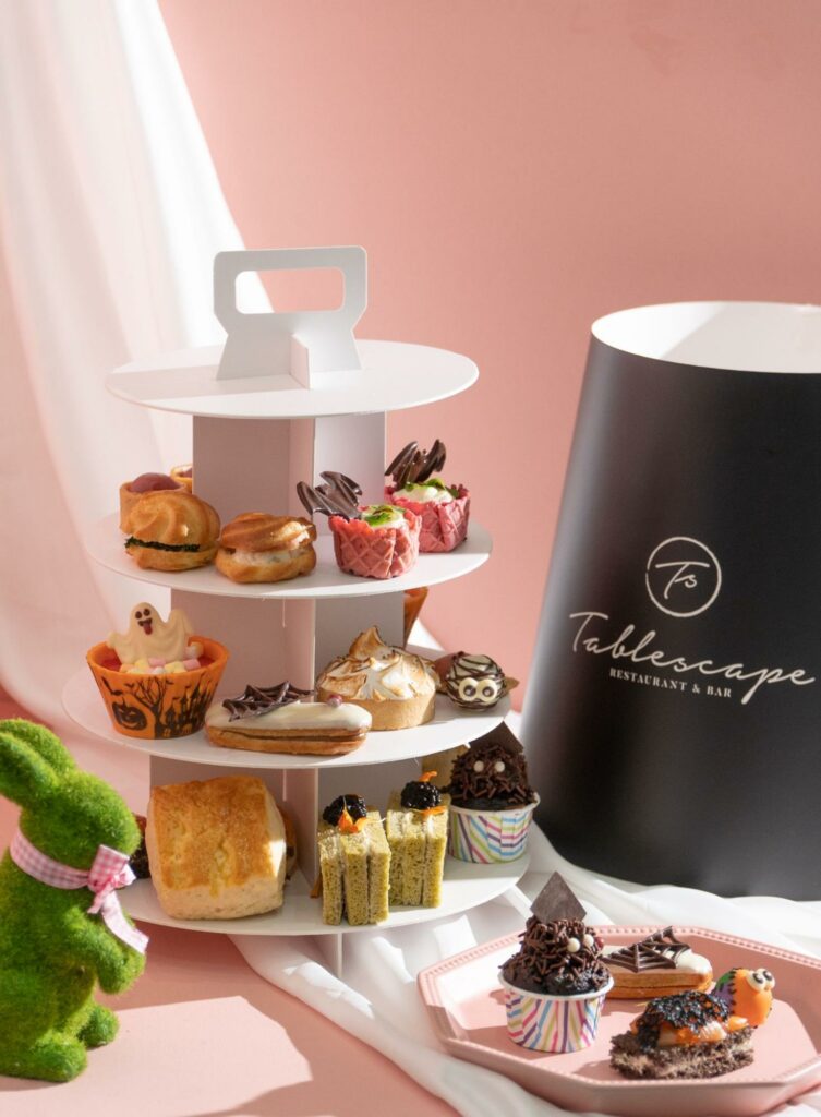 Tablescape Halloween High Tea Set Provides A Tea-rrifying Celebration