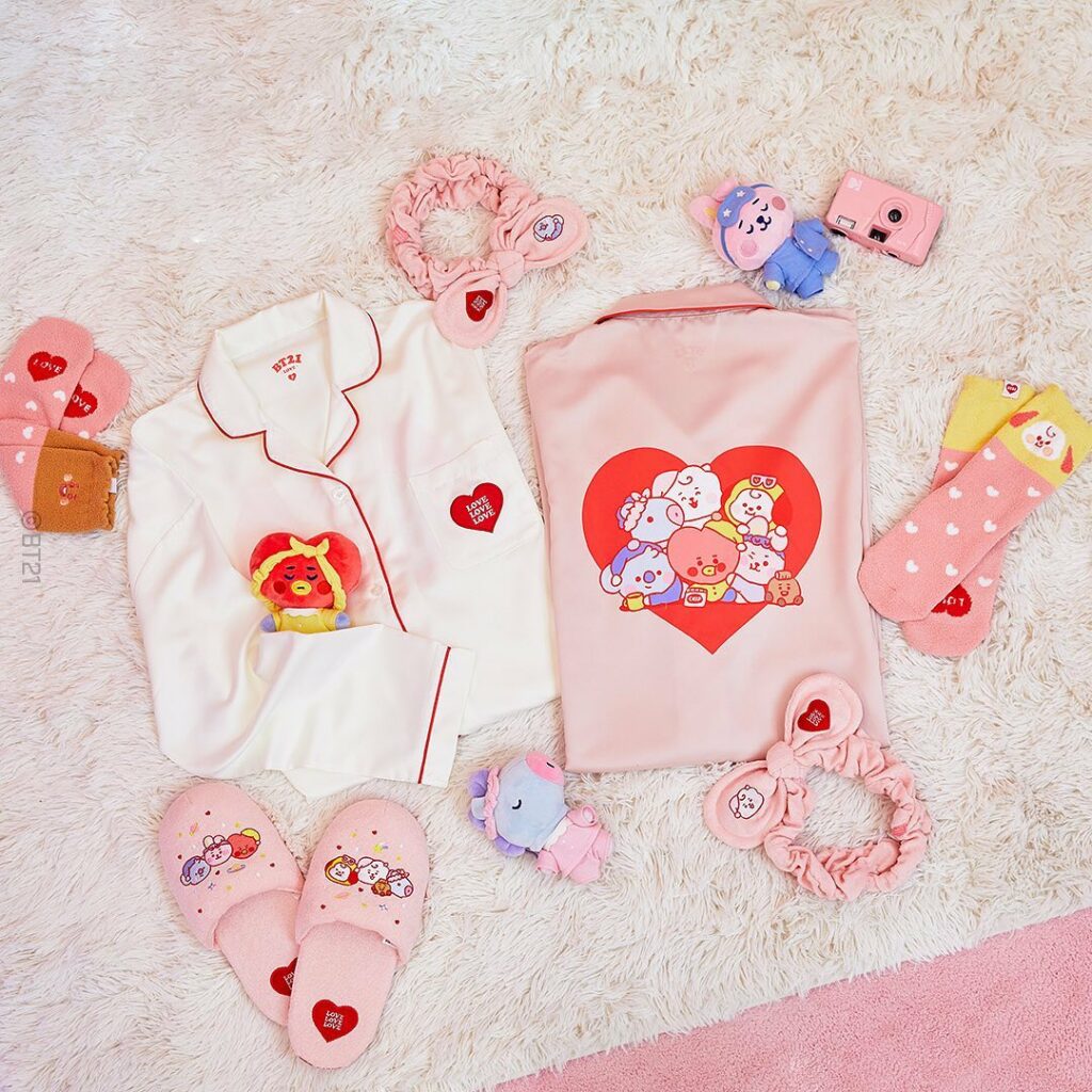 BT21 Party Night Collection Has Comfy Pyjamas, Furry Socks And Cups