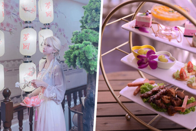 This Hello Kitty Afternoon Tea Collection Has Glass Cups & A Cold Bottle