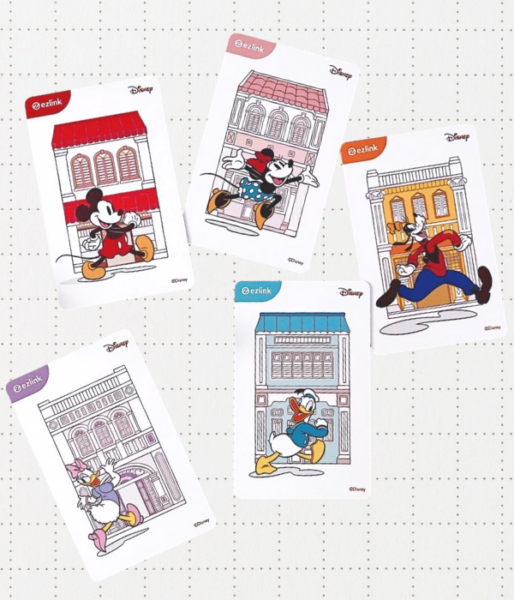 These Mickey & Friends EZ-Link Cards Feature SG’s Iconic Shophouses