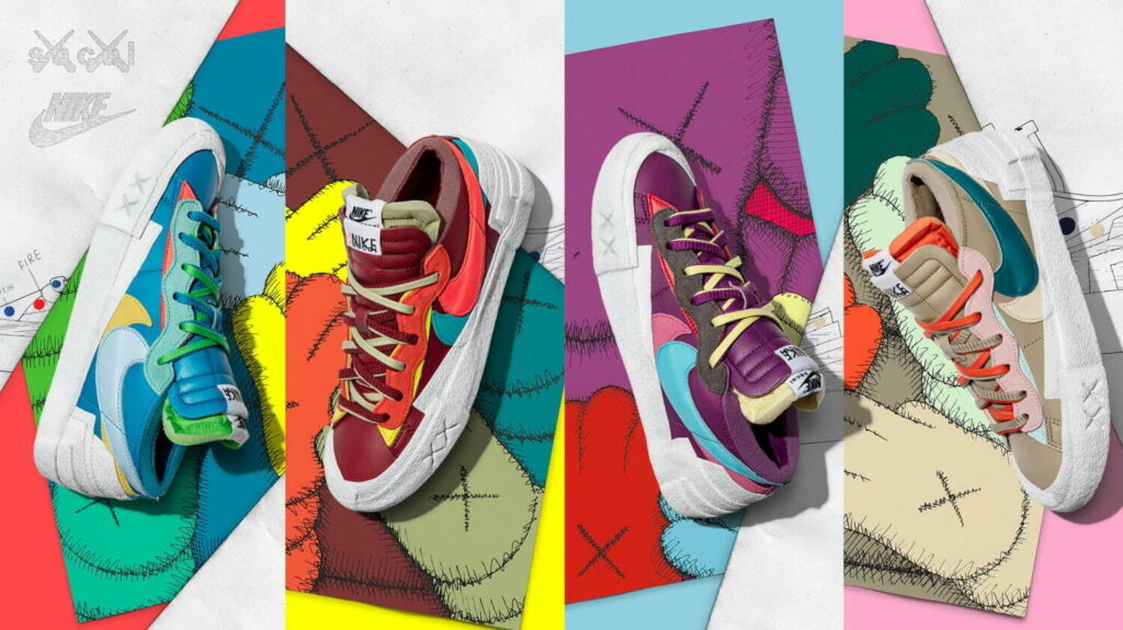The New Nike x KAWS Sneakers Take Colour Blocking To The Next Level