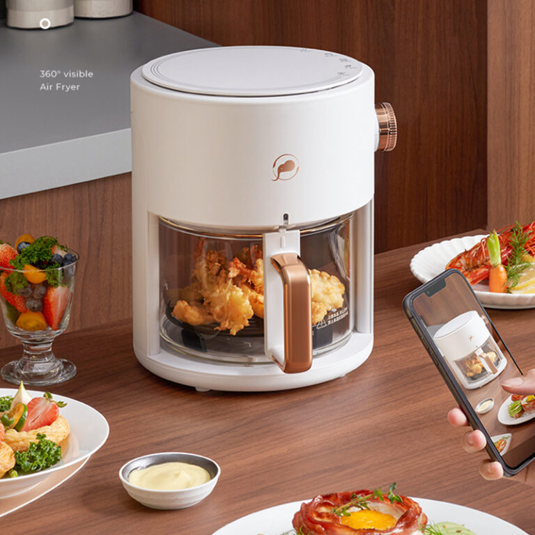 This Transparent Air Fryer Ensures Your Food Won’t Overcook