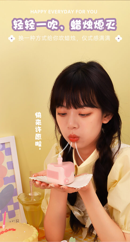 There Is Now A Cake Bluetooth Speaker With A Candle That Lights Up