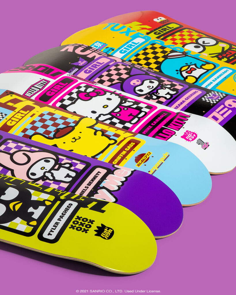 These Hello Kitty Skateboard Decks Let You Explore The Outdoors In Style