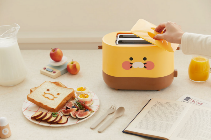 Kakao Friends Has A Choonsik Toaster That Creates Face Imprints