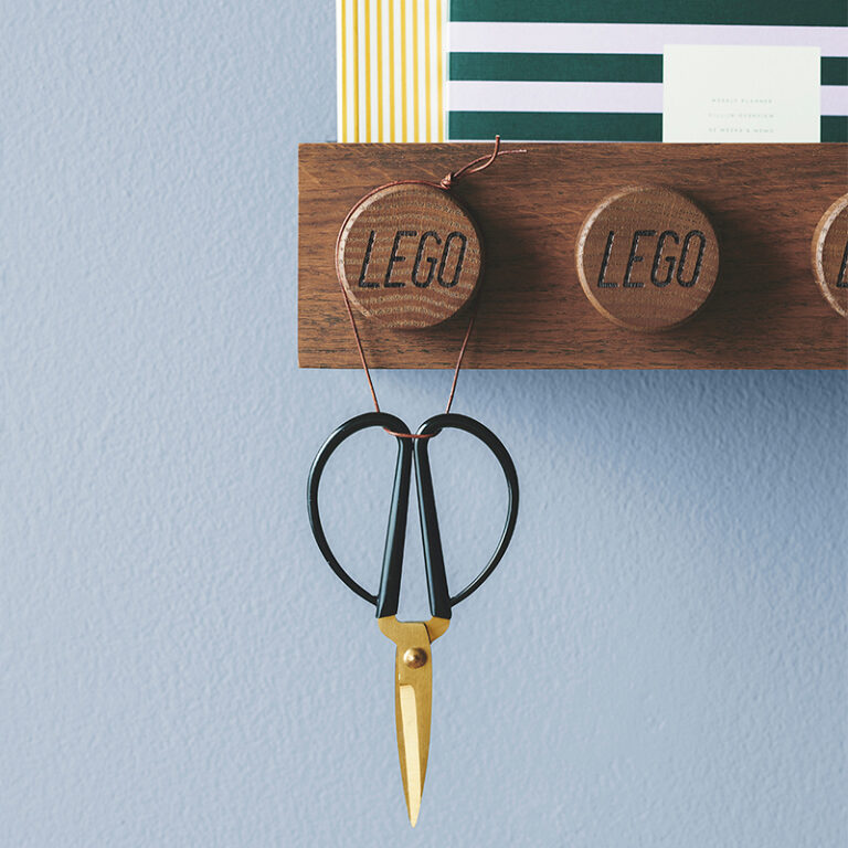 This Wooden Lego Home Collection Has Hangers & Photo Frames