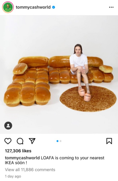 IKEA Might Be Releasing A Bread-Themed Sofa Called "Loafa"