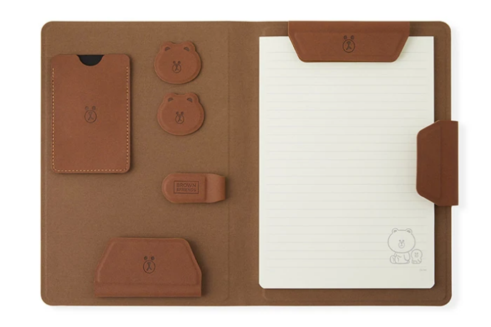 LINE Friends Has Magnetic Modular Boards & Planners In Brown Designs
