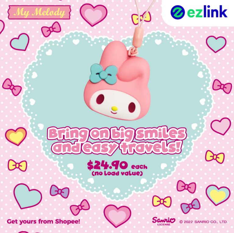 There Are My Melody EZ-Link Charms That Add Cuteness To Your Rides