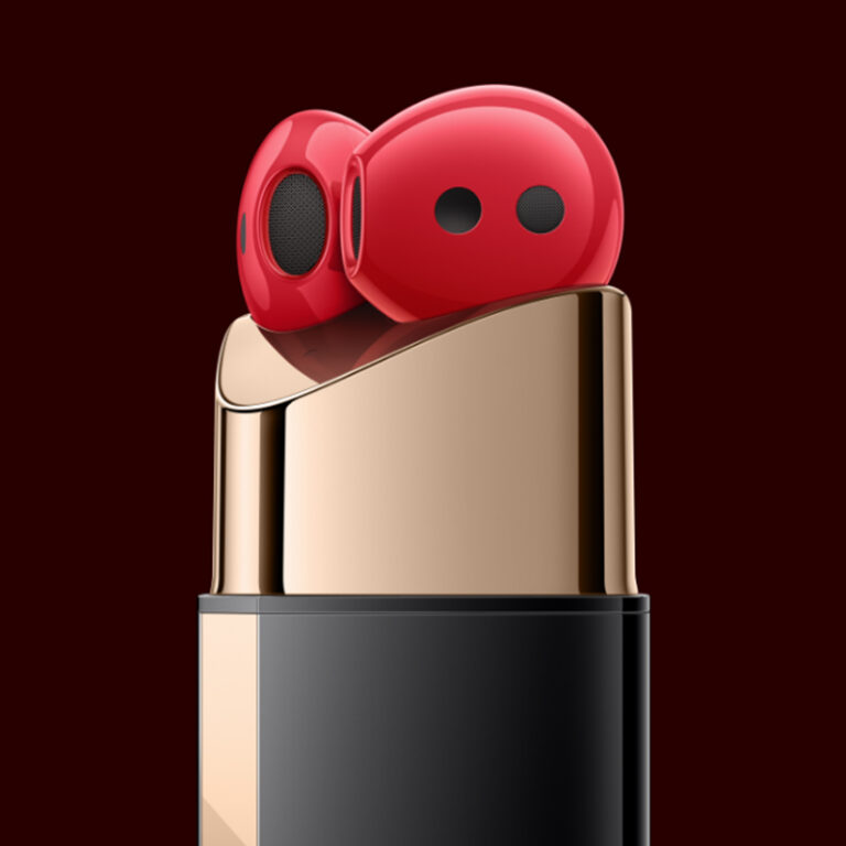 HUAWEI FreeBuds Lipstick Is Earbuds Shaped Like Makeup
