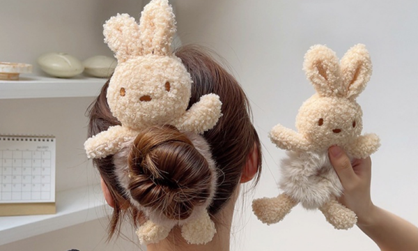 These Plush Toy Scrunchies Will Help You Level Up Your Soft Girl Look