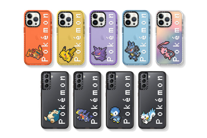 Casetify x Pokémon Has Pixel Art Pokéball AirPods & Phone Cases
