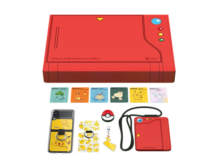 Samsung Pokémon Edition Galaxy Z Flip 3 Has Pikachu Back Cases