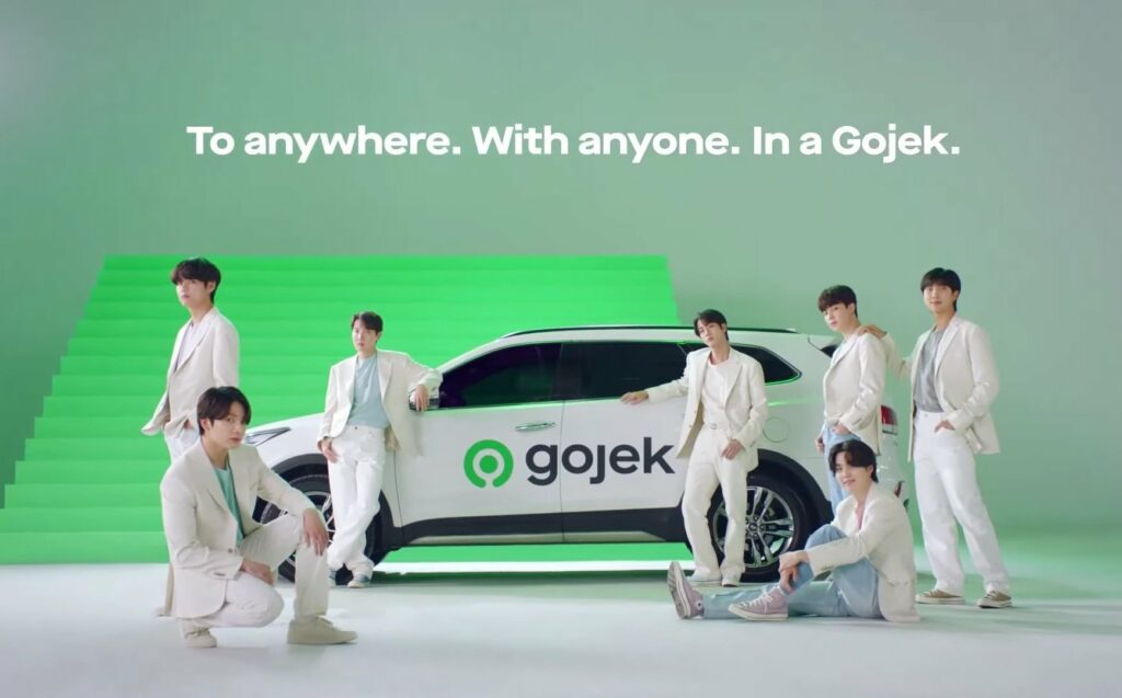 BTS x Gojek Has BTS-Themed Vehicles & $3 Off Promo Codes