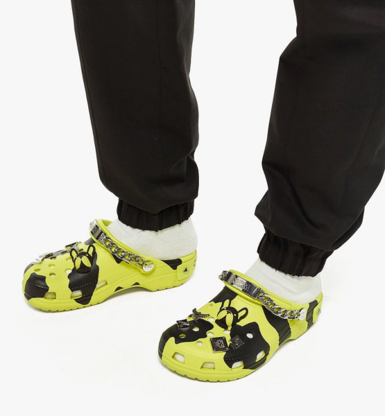 MCM x Crocs Collaboration Includes Mini Belt Bags And Bulldog Charms