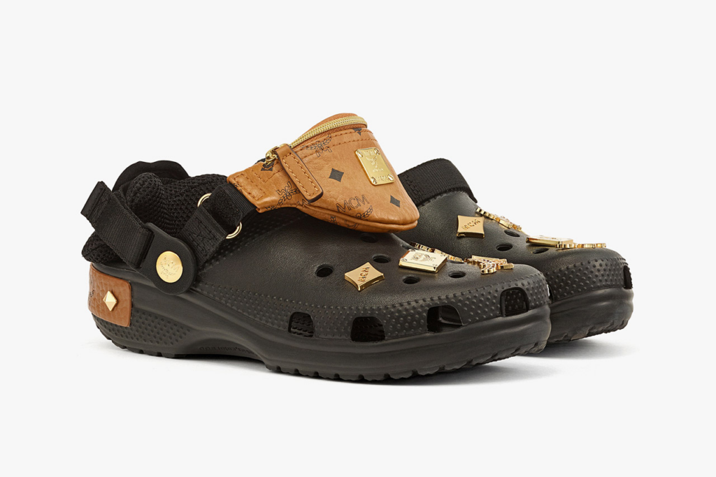 MCM x Crocs Collaboration Includes Mini Belt Bags And Bulldog Charms