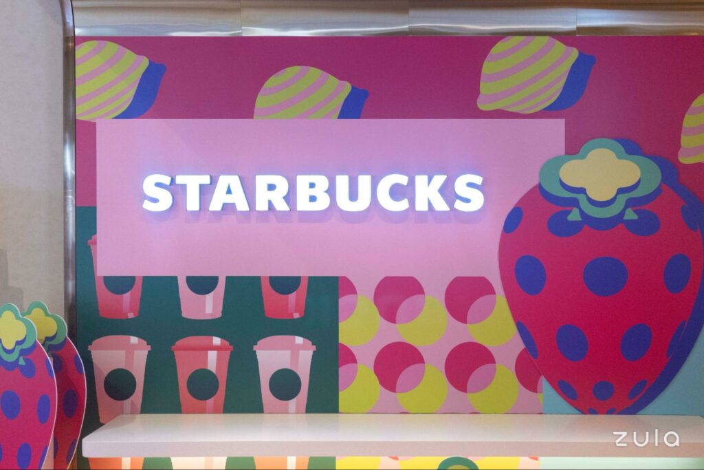 Starbucks VivoCity Pink Pop-Up Has Interactive Photo Spots & New Merch