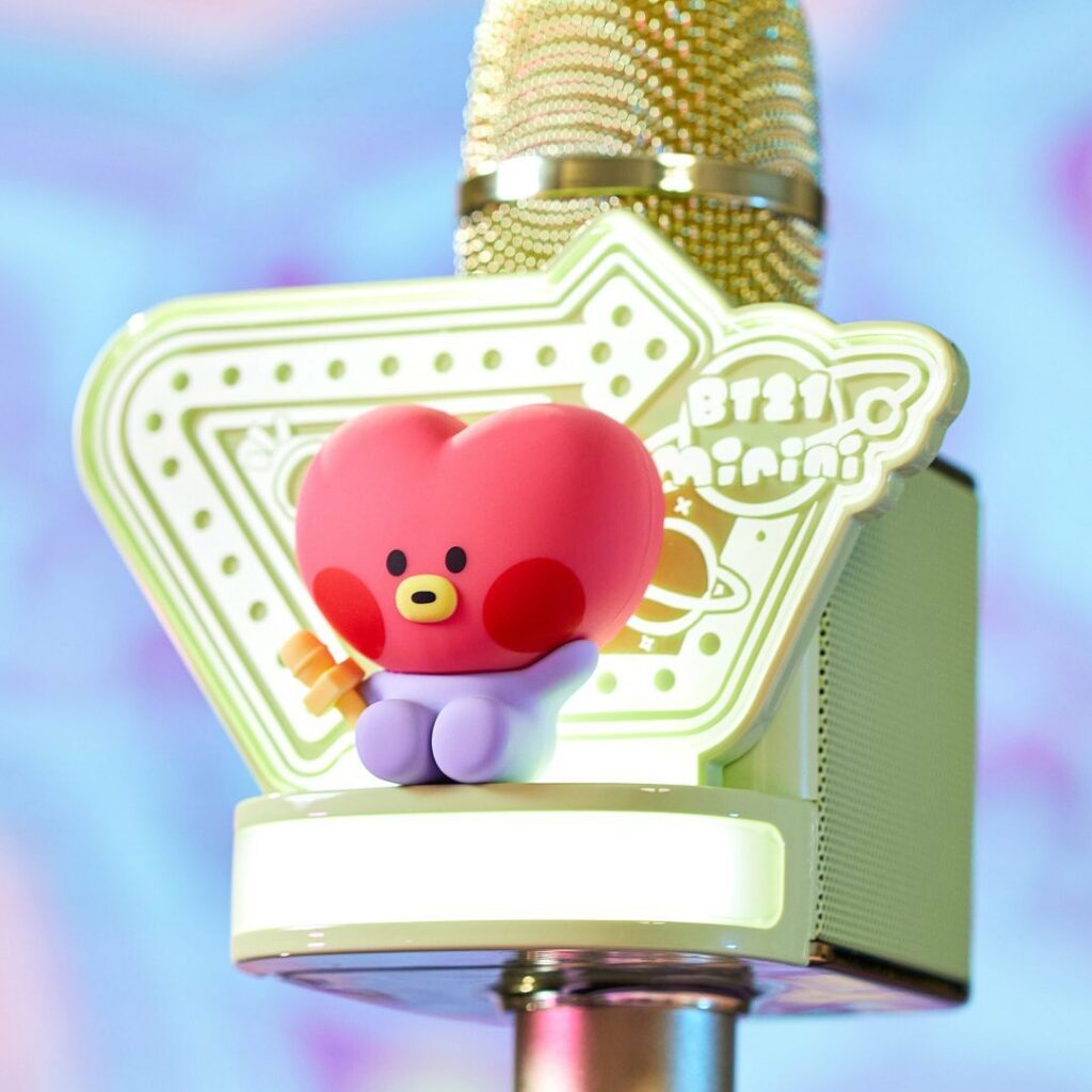 These BT21 Minini Bluetooth Mics Will Set Your Karaoke Nights Alight