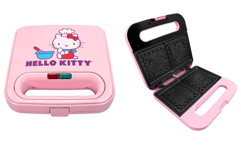 There Are Now Hello Kitty Toasters & Waffle Makers In Pink