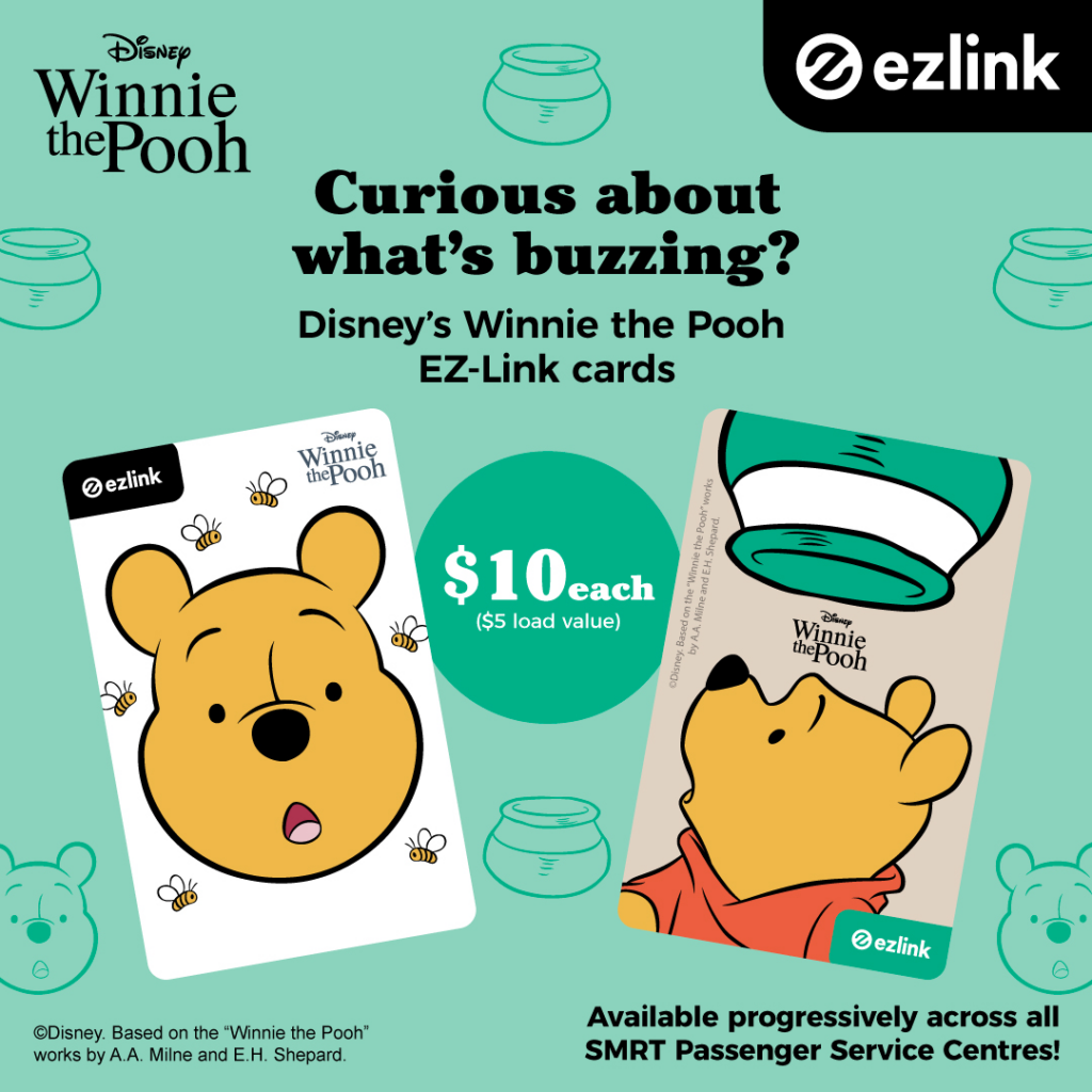 Winnie The Pooh EZ-Link Cards Are Now Available For Grabs At $10 Each