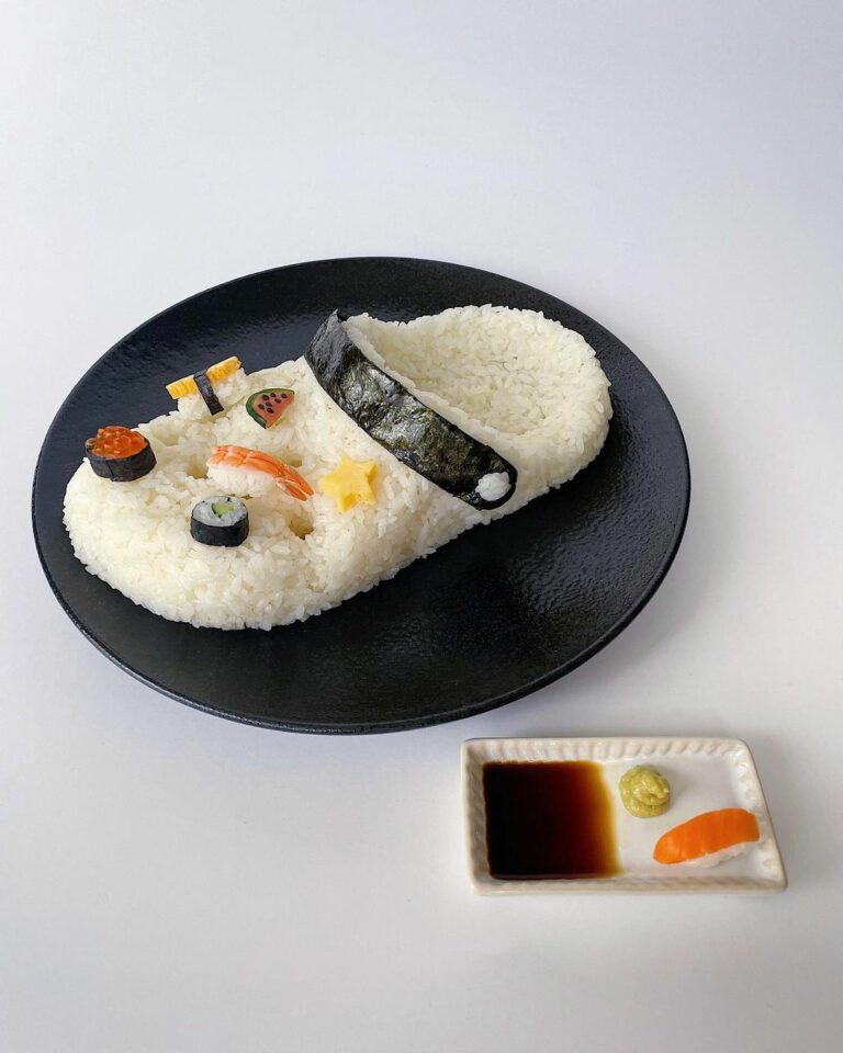 This Artist Creates “Crocs” Made From Food Like Sushi & Bread