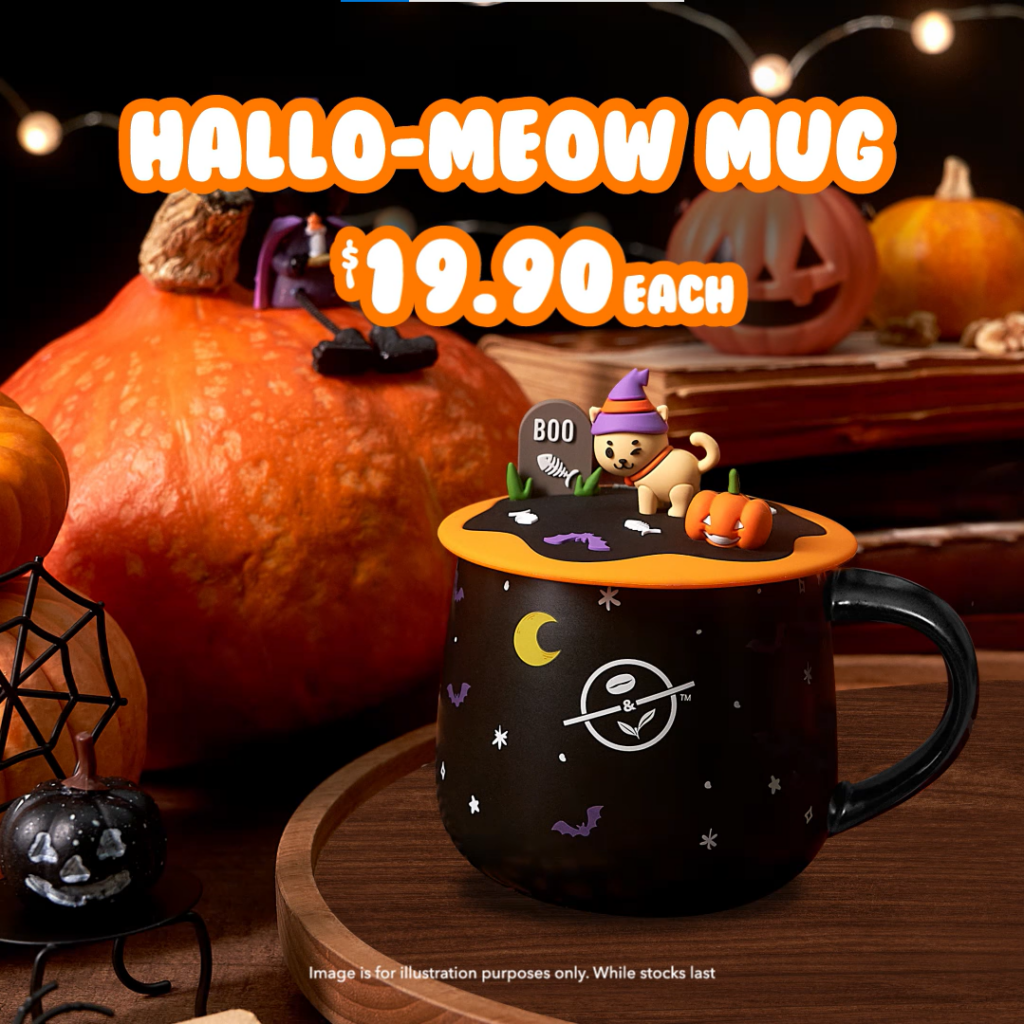 Coffee Bean Hallo-Meow Mug Is Perfect For The Spooky Season