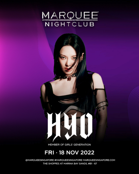 Girls’ Generation Hyoyeon At Marquee On 18 November 2022