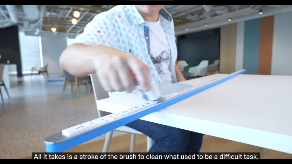 Google Japan Horizontal Keyboard Has A Length Of 1.65m