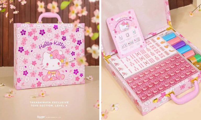 Sanrio SG Now Has A Sakura-Themed Hello Kitty Mahjong Set